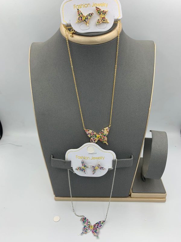 طقم سلسال فراشه – Meshkat Store